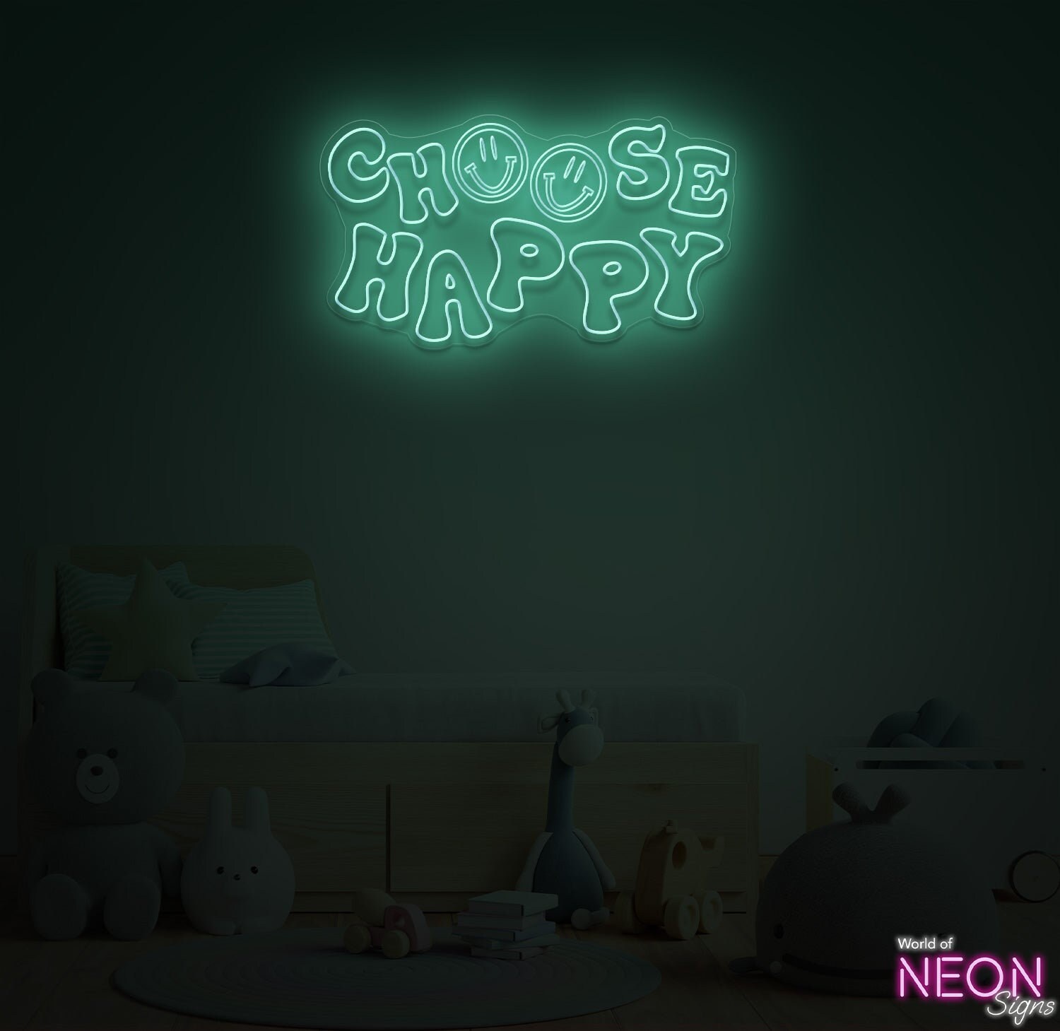 Choose Happy LEDNEON SIGN - Etsy