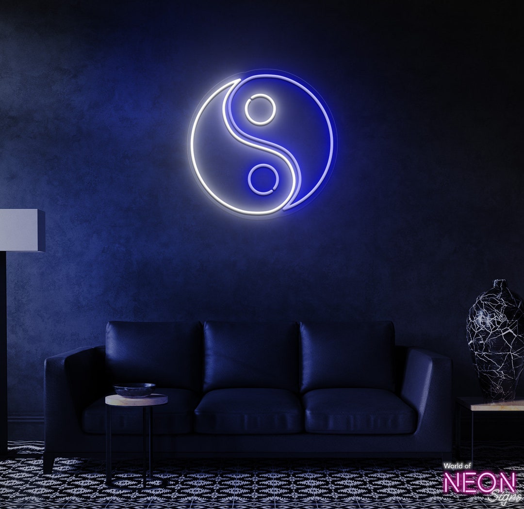 Ying Yang Neon Sign Neon Signs for Room Spiritual Neon Signs High ...