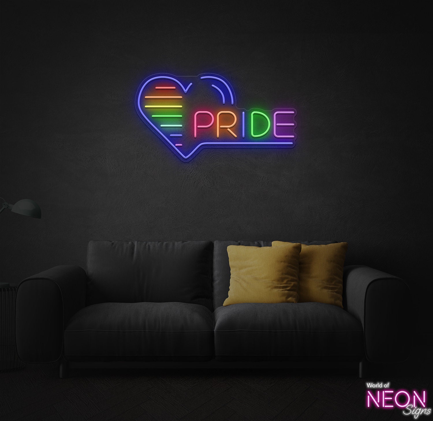 Pride Neon Sign Neon Sign for Your Living Room, Office, Study Room, Bed ...