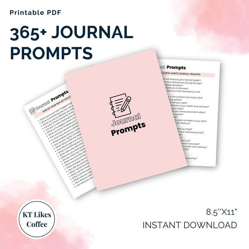 365+ Journal Prompts for Confidence, Self-esteem, Mindset, Wellness ...