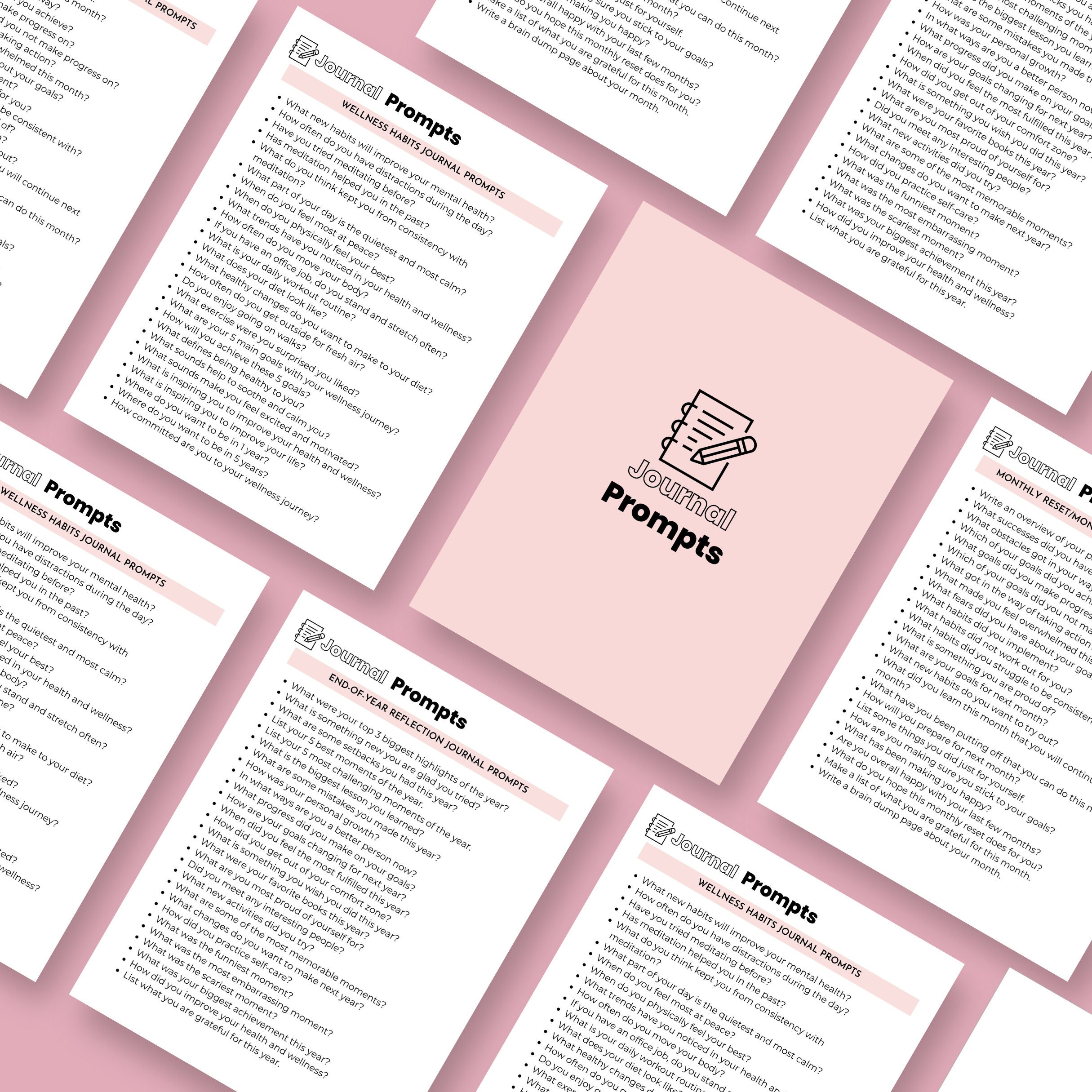 365+ Journal Prompts for Confidence, Self-esteem, Mindset, Wellness ...