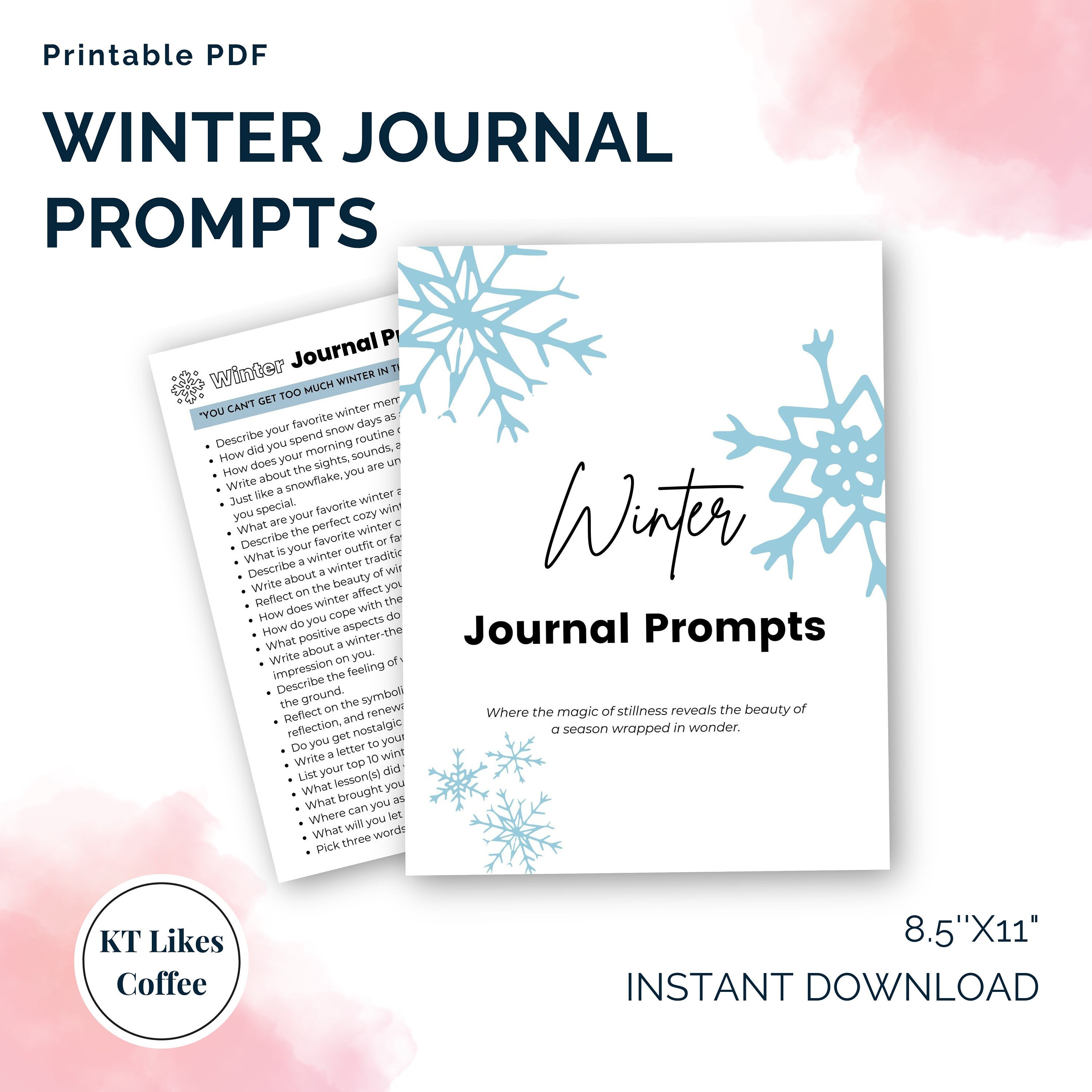 Winter Journal Prompts | Self-discovery Journal Prompts | Winter Shadow ...