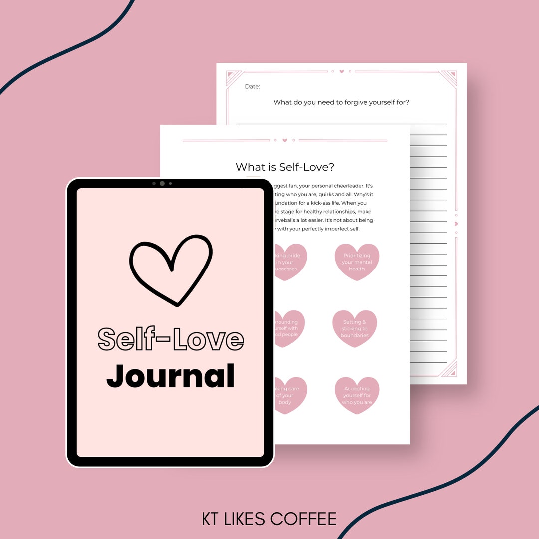 Self-love Journal Digital | Self-love Journal With Prompts | Mental ...