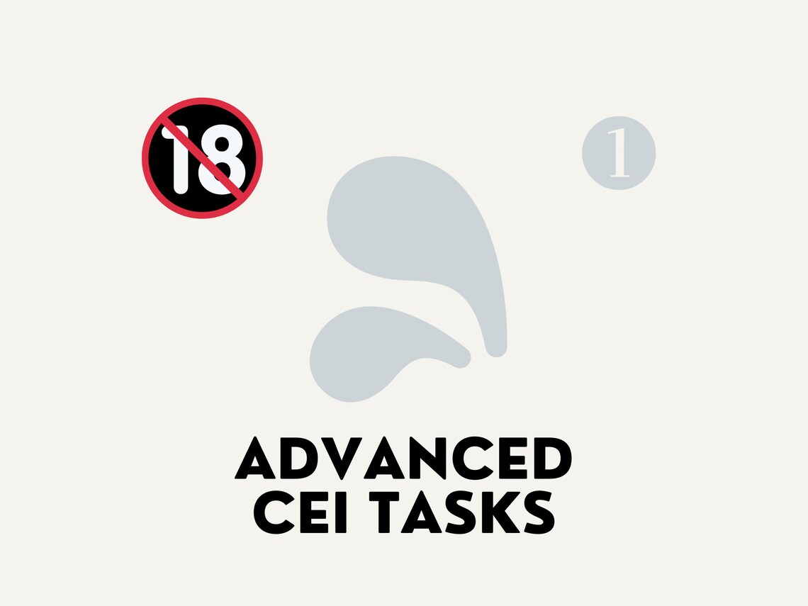 Daily Advanced CEI Tasks one Week - Etsy
