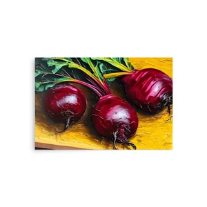 Beetroot Still Life Art Print: Kitchen Food Wall Decor - Etsy