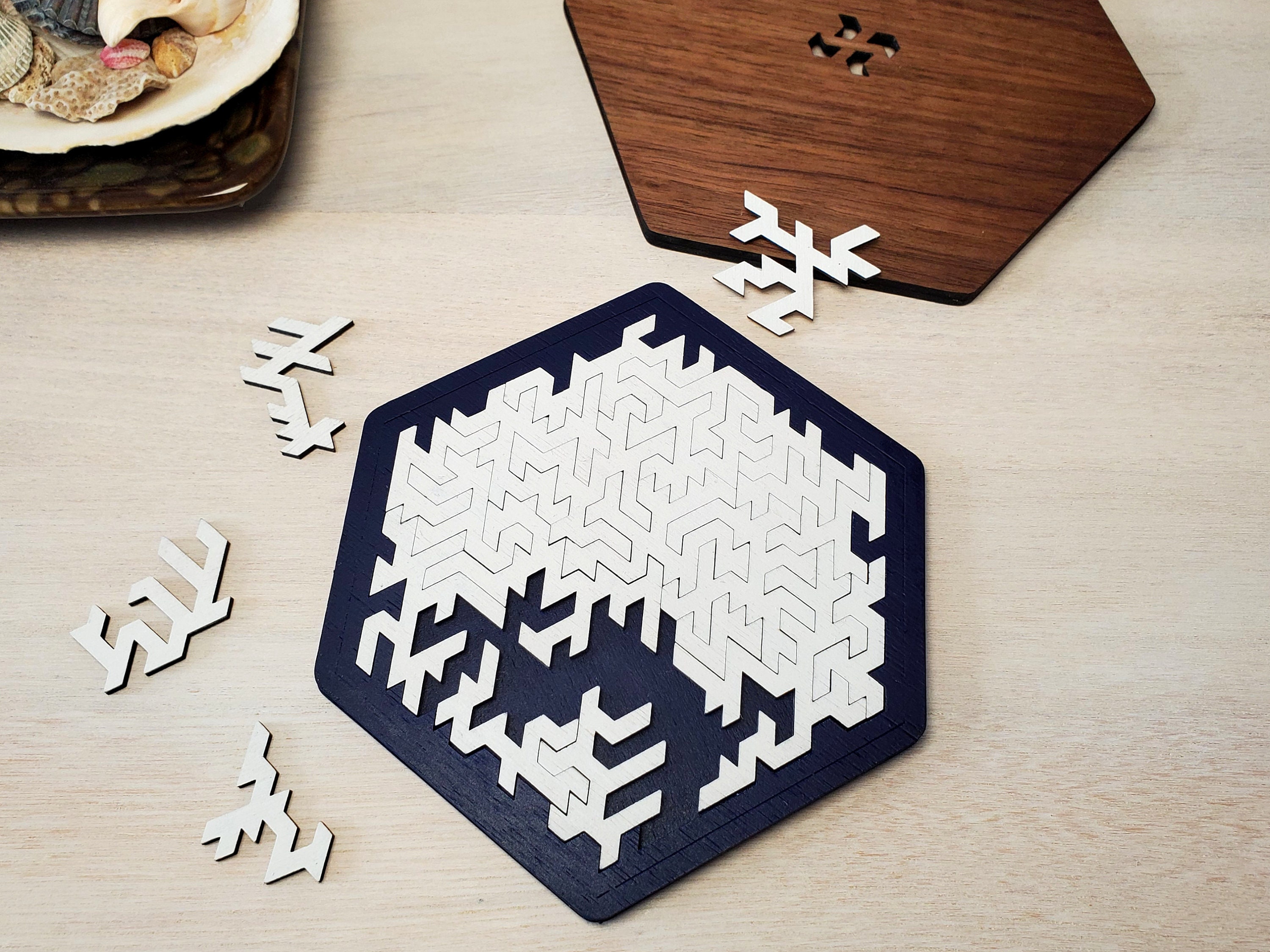 7 Fractal Puzzles With Covers - Digital Files to Make Your Own - Etsy