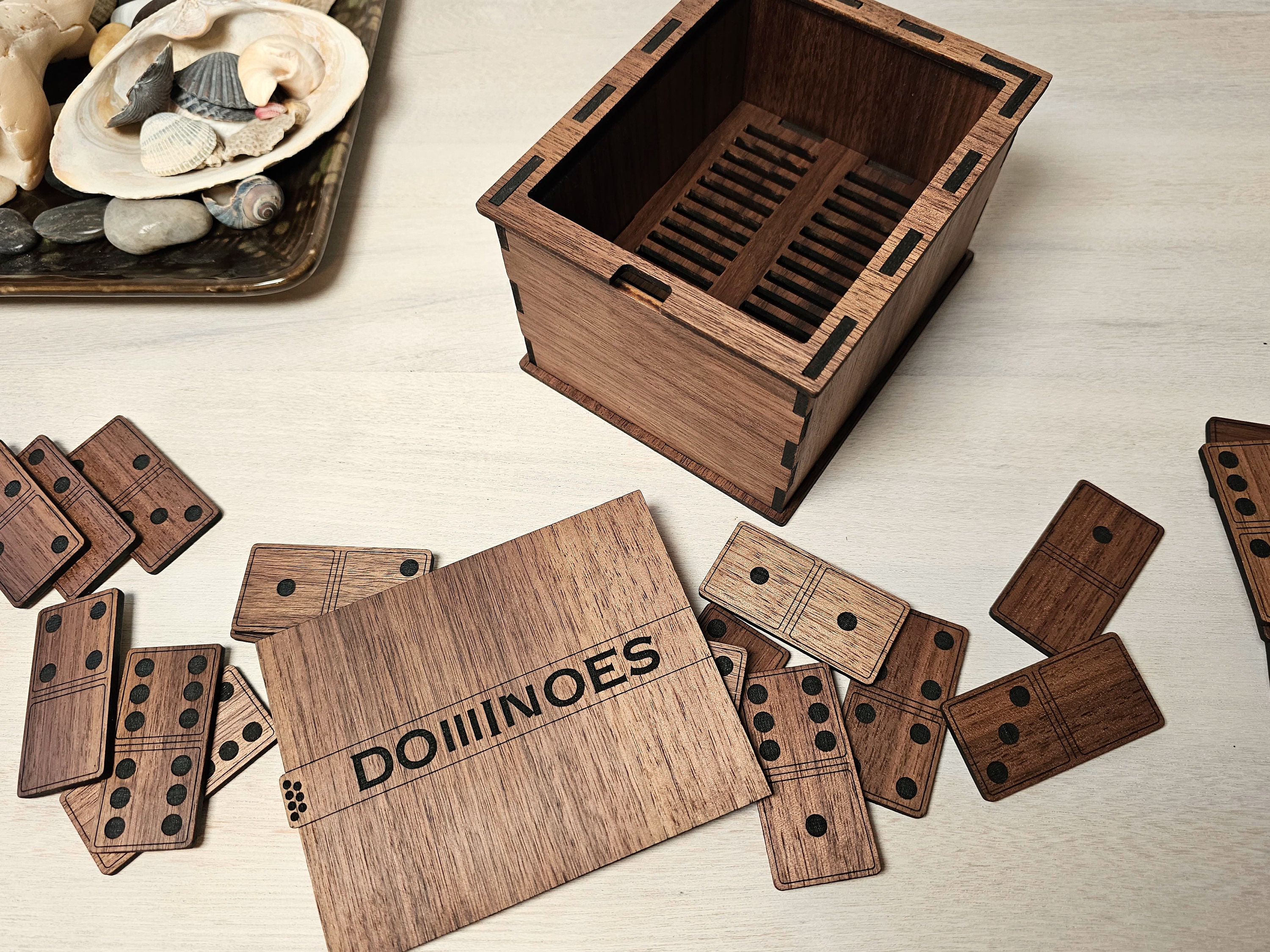 Laser Cut Domino Box Set Game Plans SVG Download - Etsy