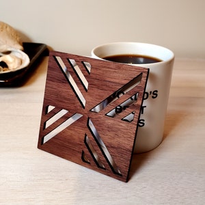 30 Modern Square Coaster Designs SVG Laser-ready Files - Etsy