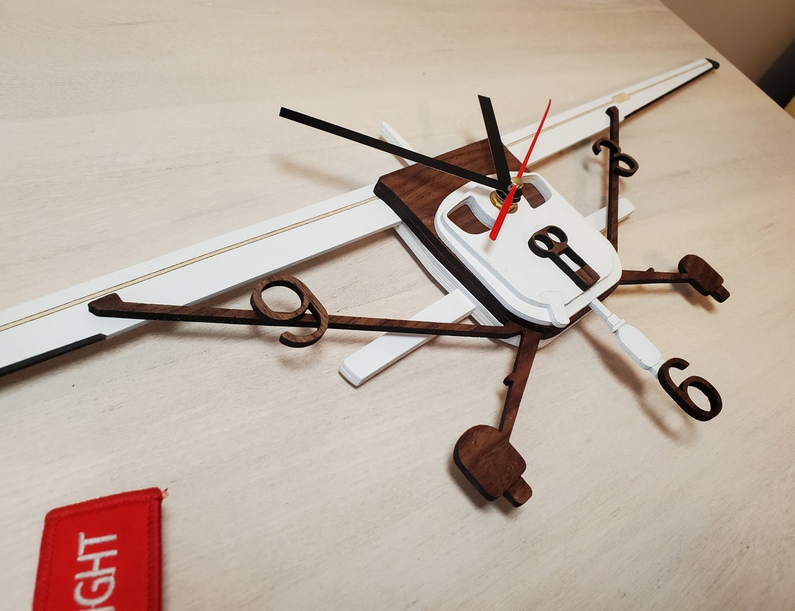 Cessna 172 Airplane Wall Clock Project - Digital Files to Make Your Own ...