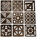 30 Modern Square Coaster Designs SVG Laser-ready Files - Etsy