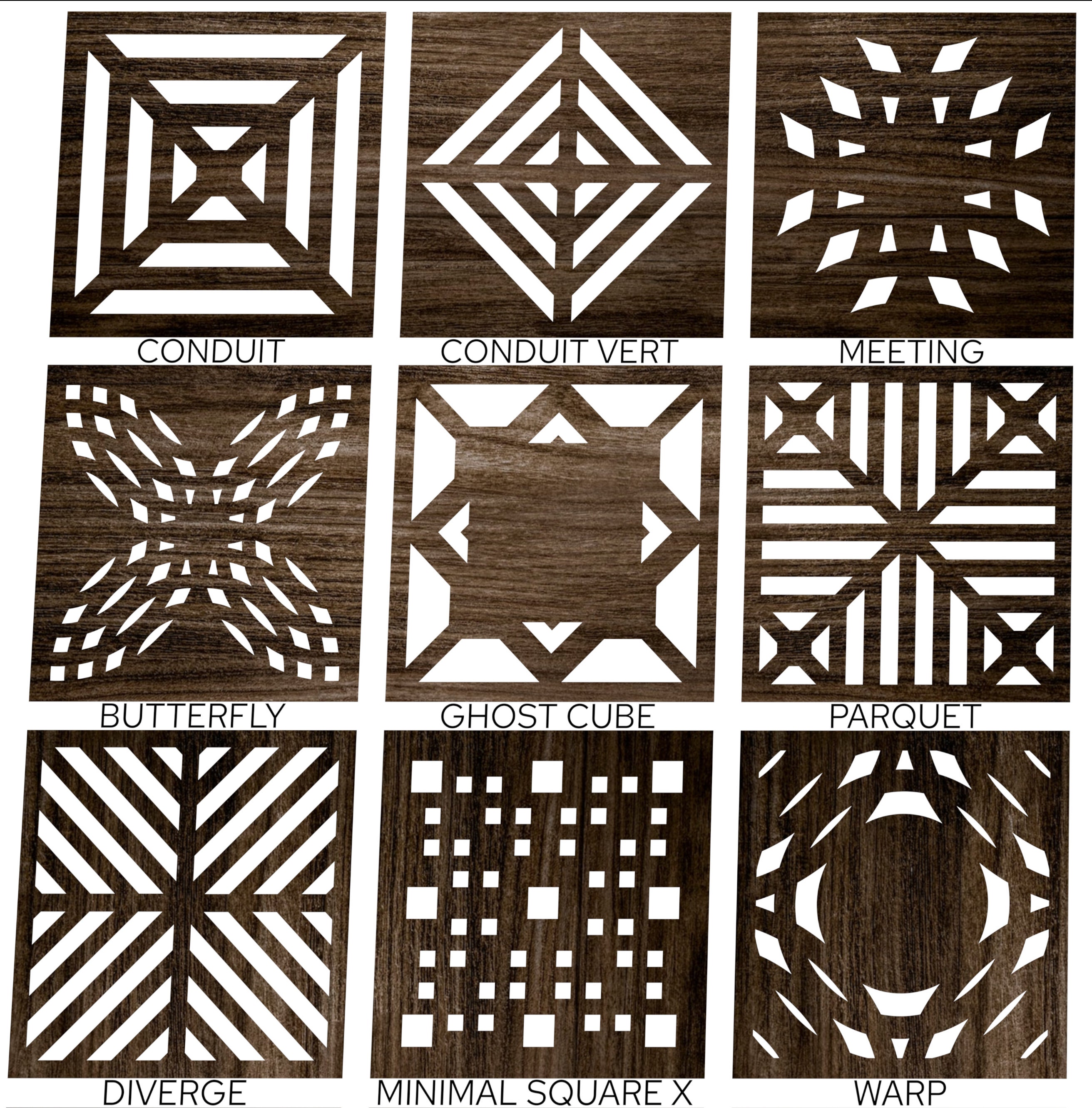 30 Modern Square Coaster Designs SVG Laser-ready Files - Etsy