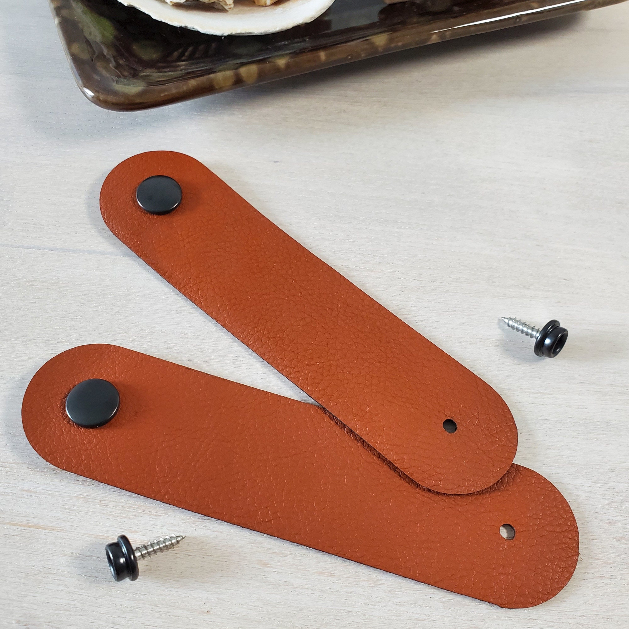 Leather Wall Hanging Horizontal Paddle Straps and Harnesses (set of Two ...