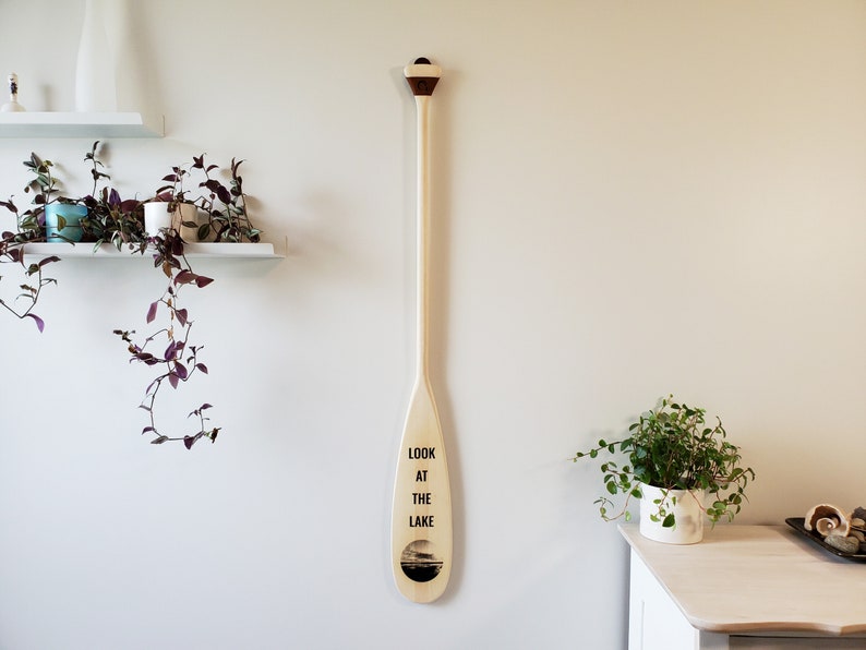 Leather Wall Hanging Vertical Paddle Strap and Harness - Etsy