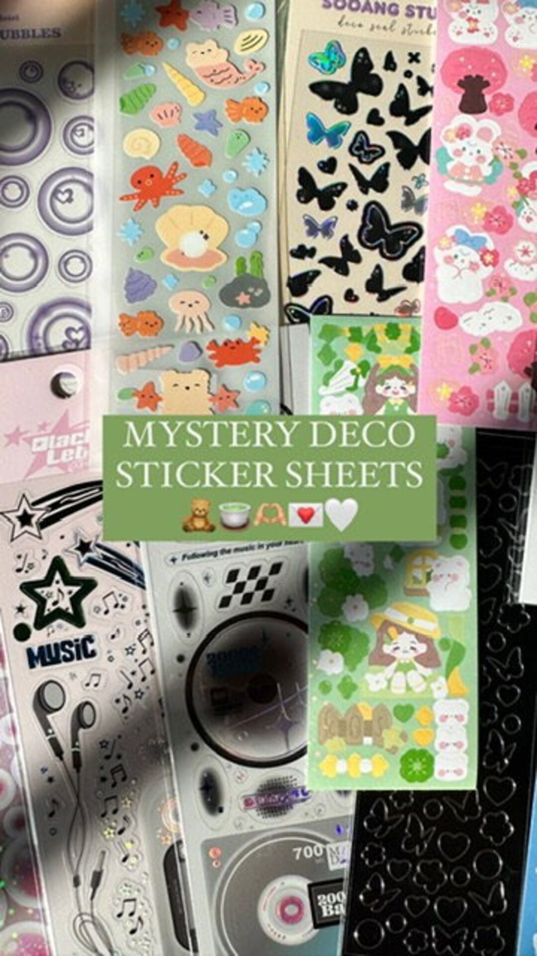 Cute Sticker Sheet Bundles Perfect for Deco Journaling - Etsy