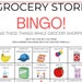 Kids Grocery Store Bingo Game - Etsy