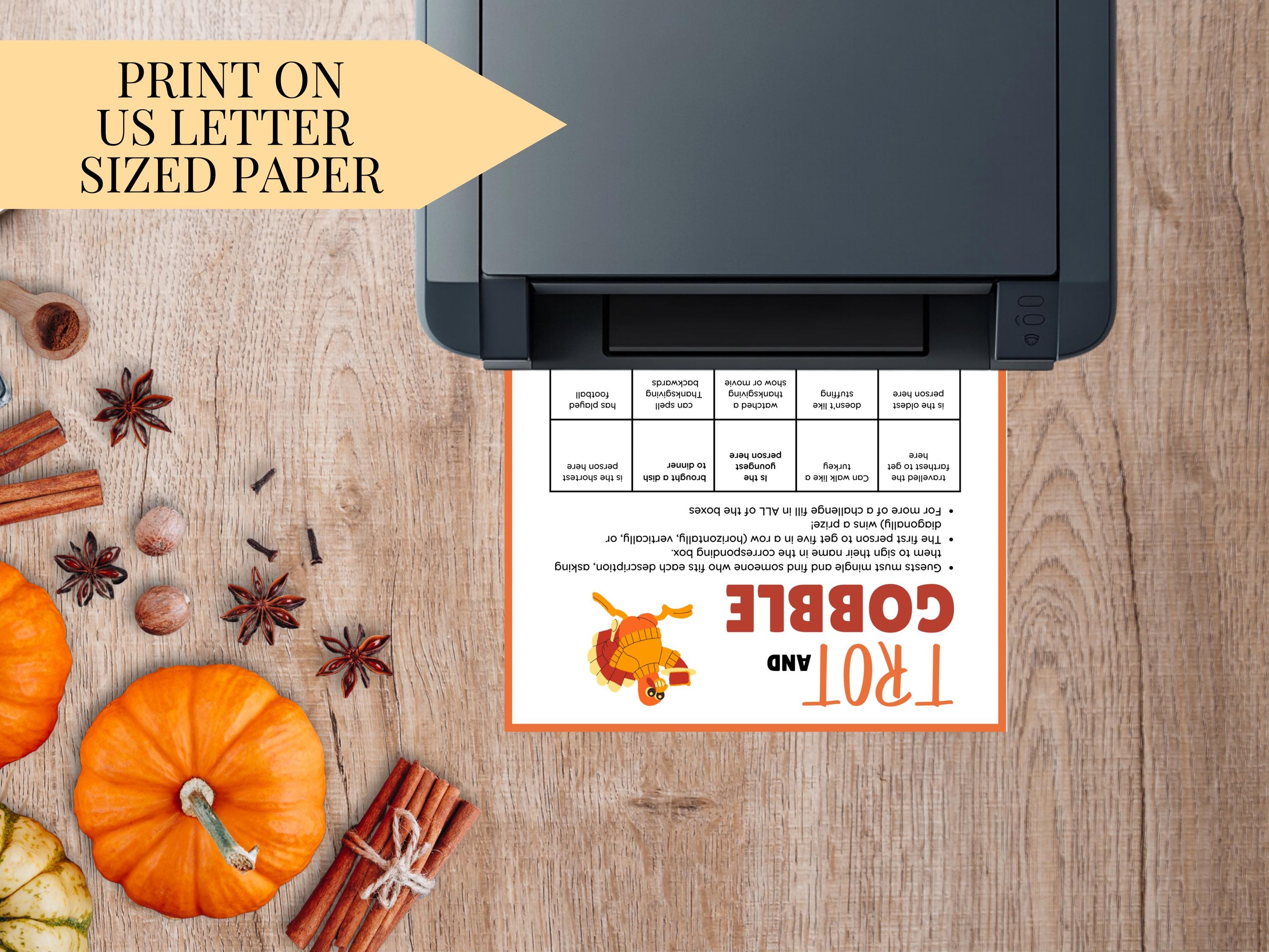 Thanksgiving Family Game Bundle, Thanksgiving Dinner Games ...