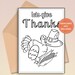 Thanksgiving Kids Coloring Cards, Kids Thanksgiving Craft Activity ...