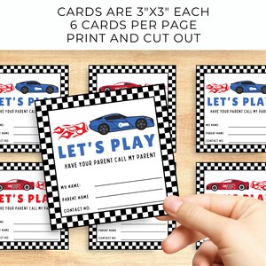 Kids Playdate Cards, Parent Contact Cards, Kids Business Cards, Keep in ...