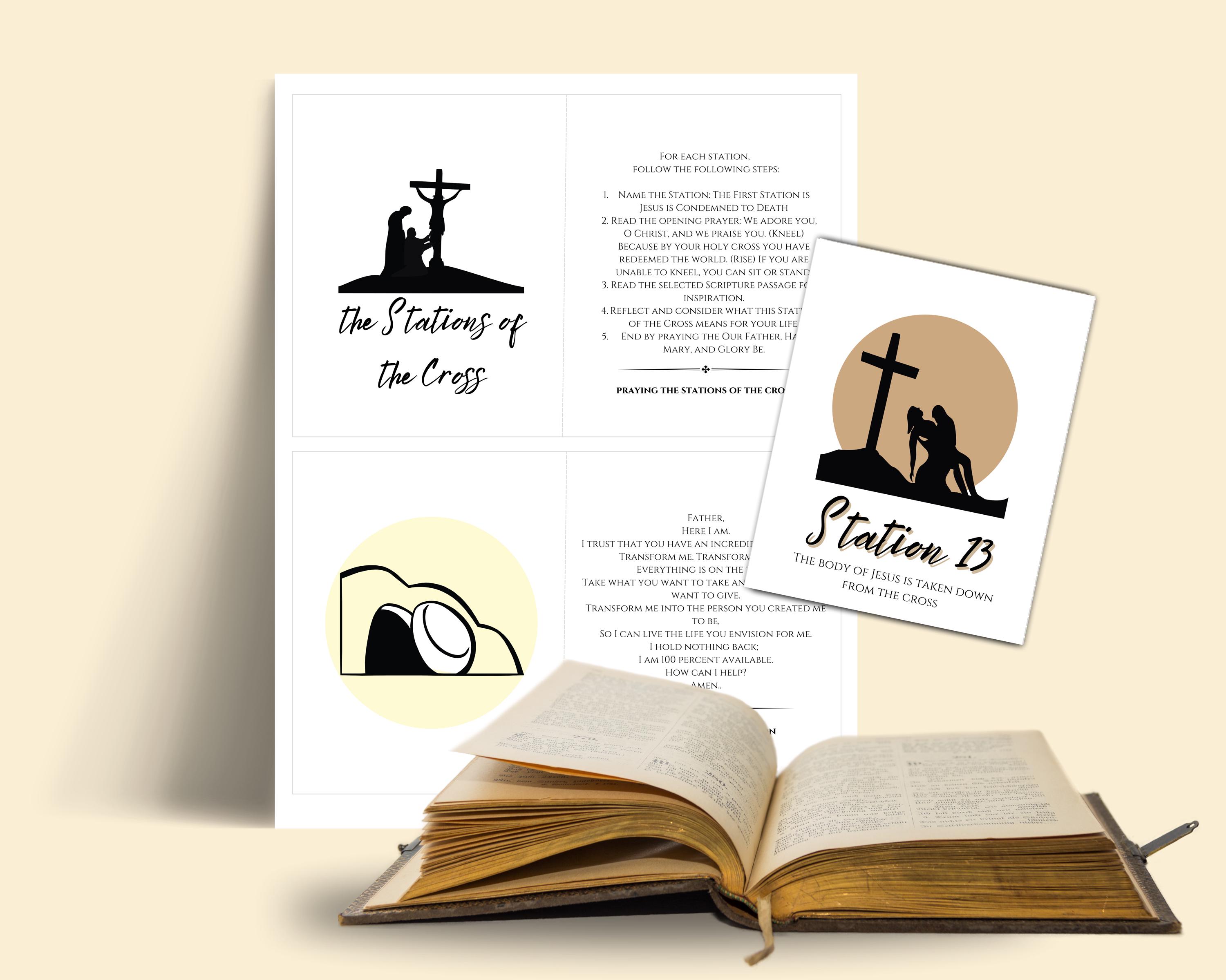 Printable Stations of the Cross, Catholic Lent Activity, Holy Week ...
