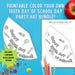 100th Day of School Party Hat, 100th Day Color Your Own Party Hat, 100 ...