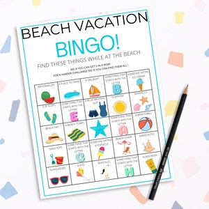 Kids Bingo Activity Pack - Etsy
