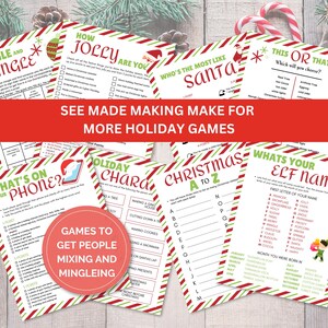 Whats Your Elf Name, Christmas Elf Name, Christmas Party Games, Holiday ...