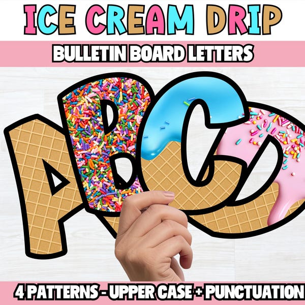 Ice Cream Bulletin Board - Etsy