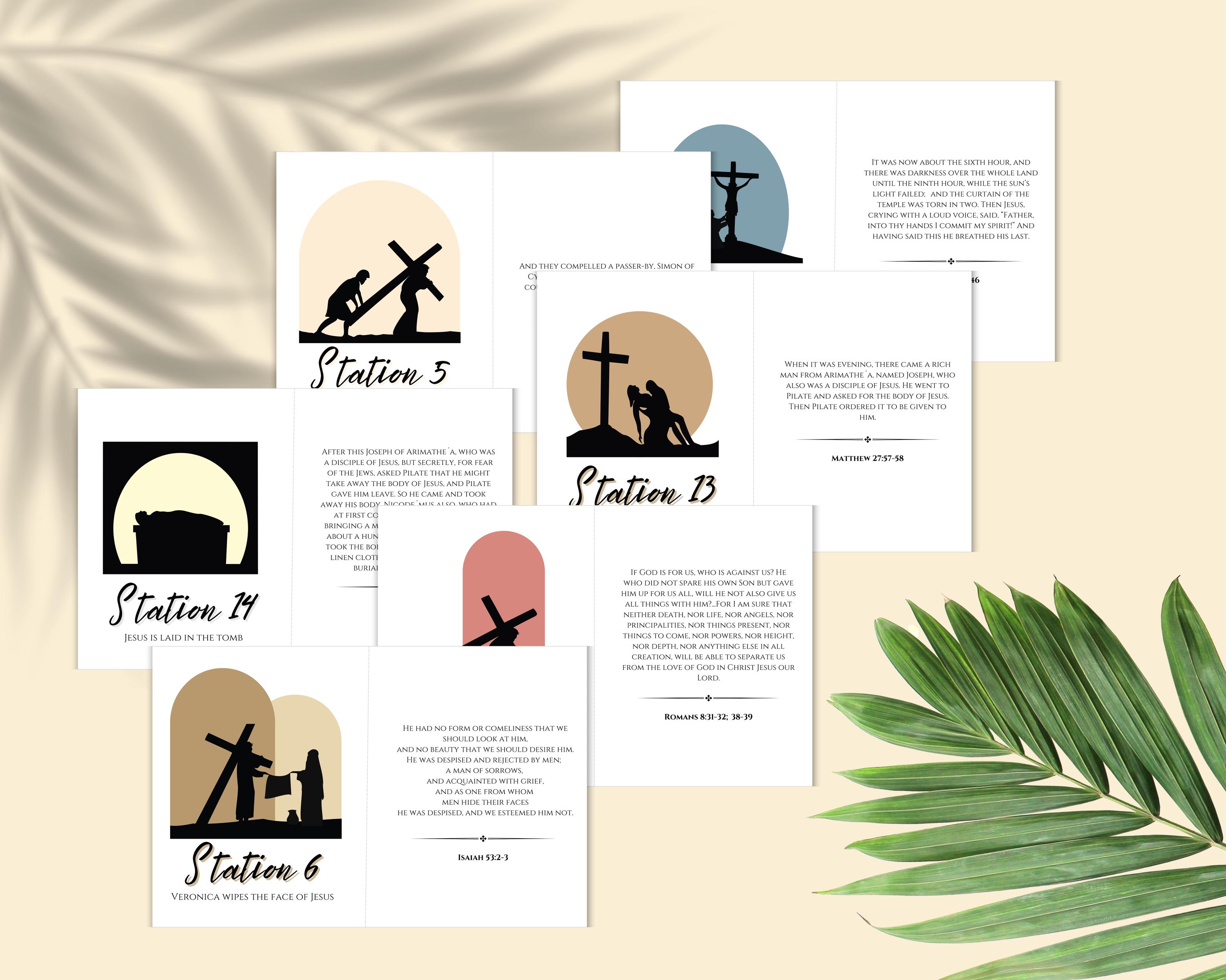 Printable Stations of the Cross, Catholic Lent Activity, Holy Week ...