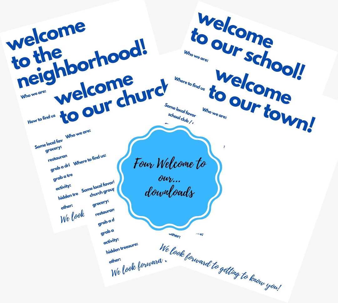Welcome to Our Neighborhood, Digital Welcome to Town Guide, Welcome to ...