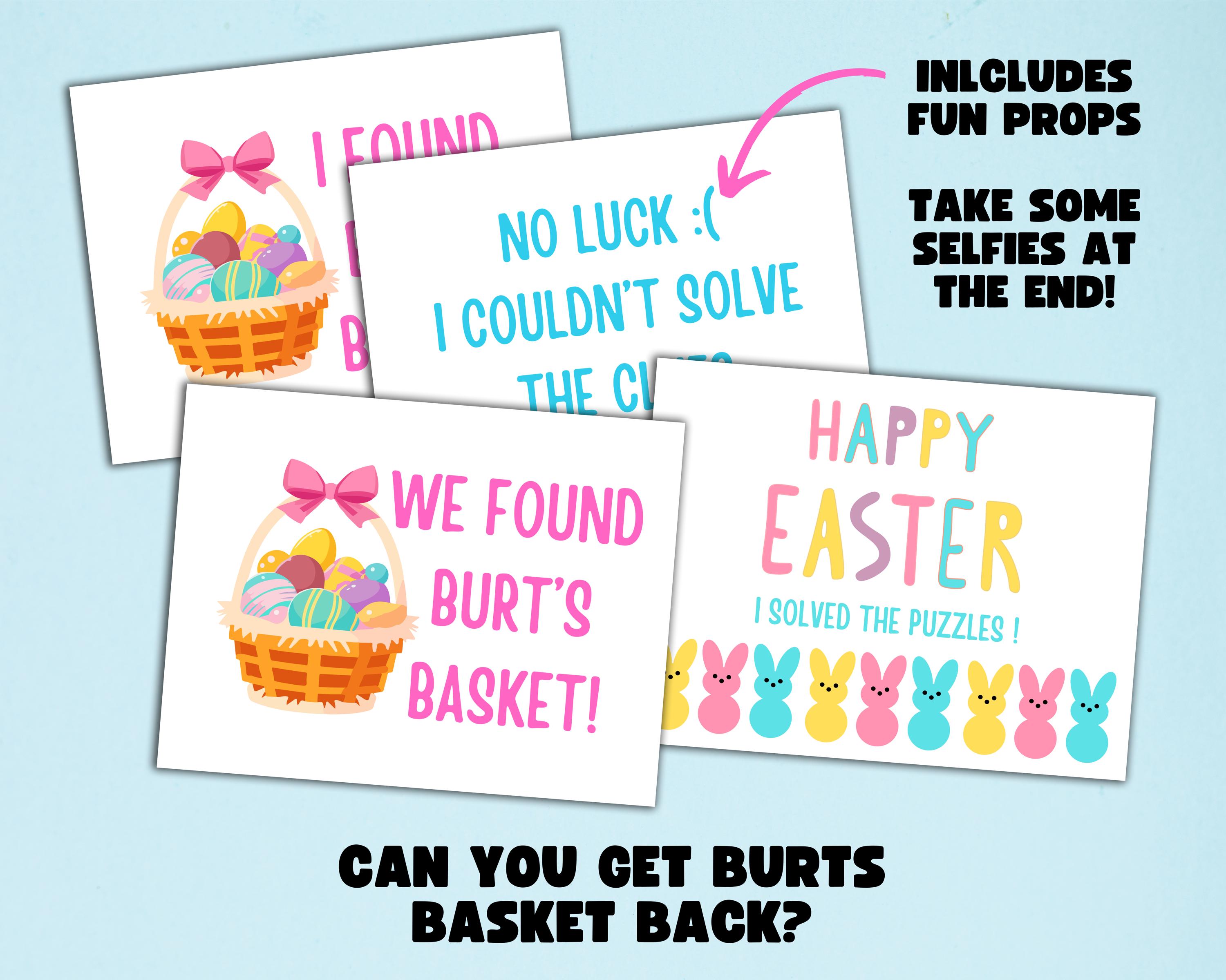 Easter Escape Room for Kids, Printable Escape Room for Kids, Easter ...