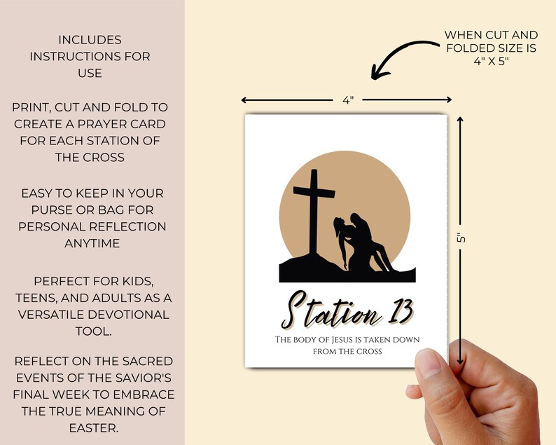 Printable Stations of the Cross, Catholic Lent Activity, Holy Week ...