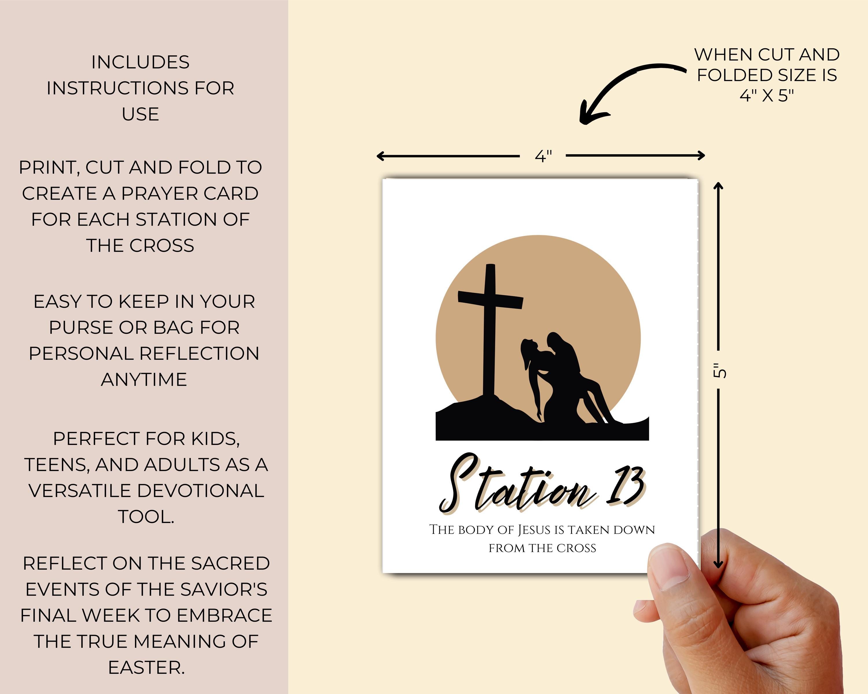 Printable Stations of the Cross, Catholic Lent Activity, Holy Week ...
