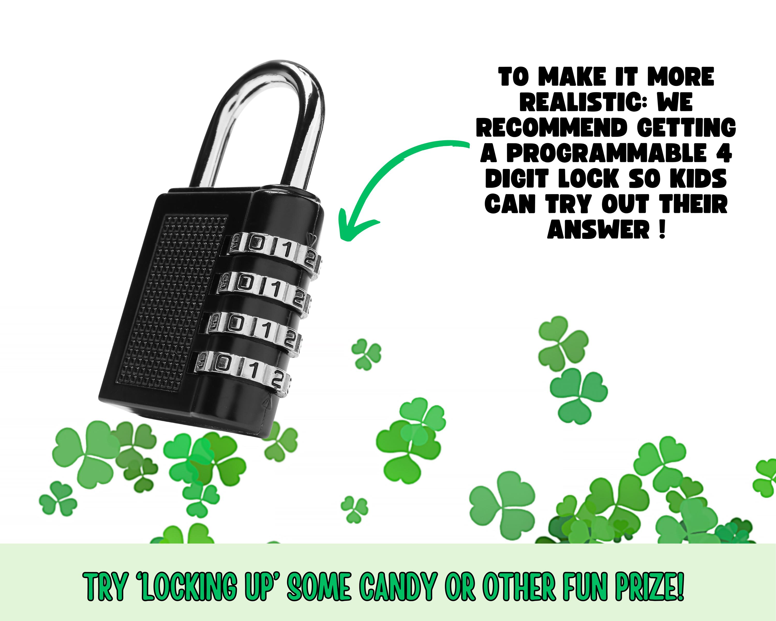 St Patrick's Day Escape Room for Kids, Printable Escape Room for Kids ...