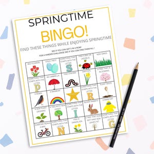 Kids Bingo Activity Pack - Etsy