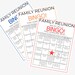 Family Reunion Just Bingo Activity Pack - Etsy