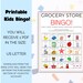 Kids Grocery Store Bingo Game, Kids Printable Game, Kids Bingo Game ...