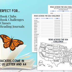 Read Across America Challenge, Read Across the USA, USA Reading ...