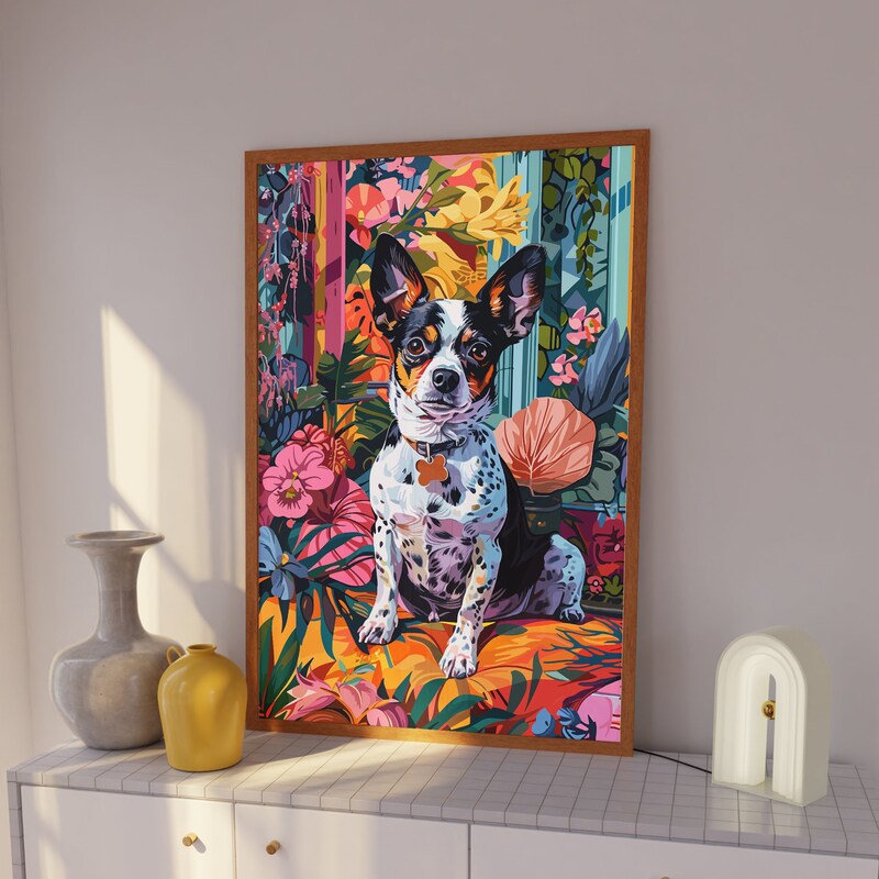 Abstract Dog Art - Etsy