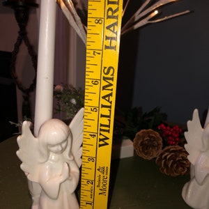 Porcelain Kneeling Angel Candle Sticks Holders - Etsy