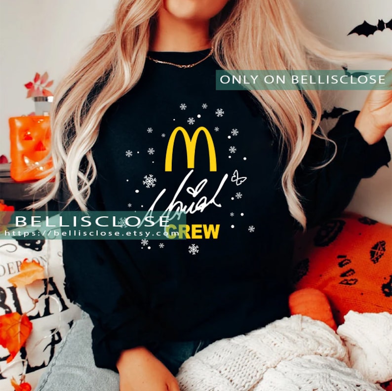 Crew Mcdonald's Logo Tee Sweater Sweatshirt - Etsy UK