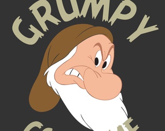 Grumpy Seven Dwarfs Png - Etsy