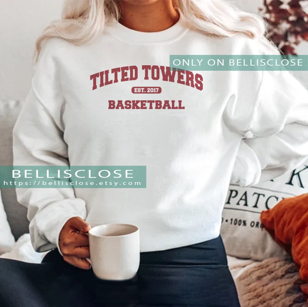 Tilted Towers Basketball EST 2017 Tee, Sweater, Sweatshirt - Etsy