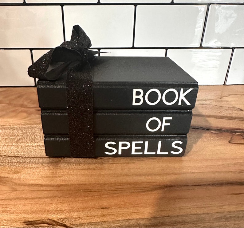 Fall Book Stack Decor / Mini Book Stack / Tiered Tray Decor / Fall ...