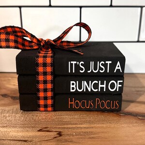 Fall Book Stack Decor / Mini Book Stack / Tiered Tray Decor / Fall ...