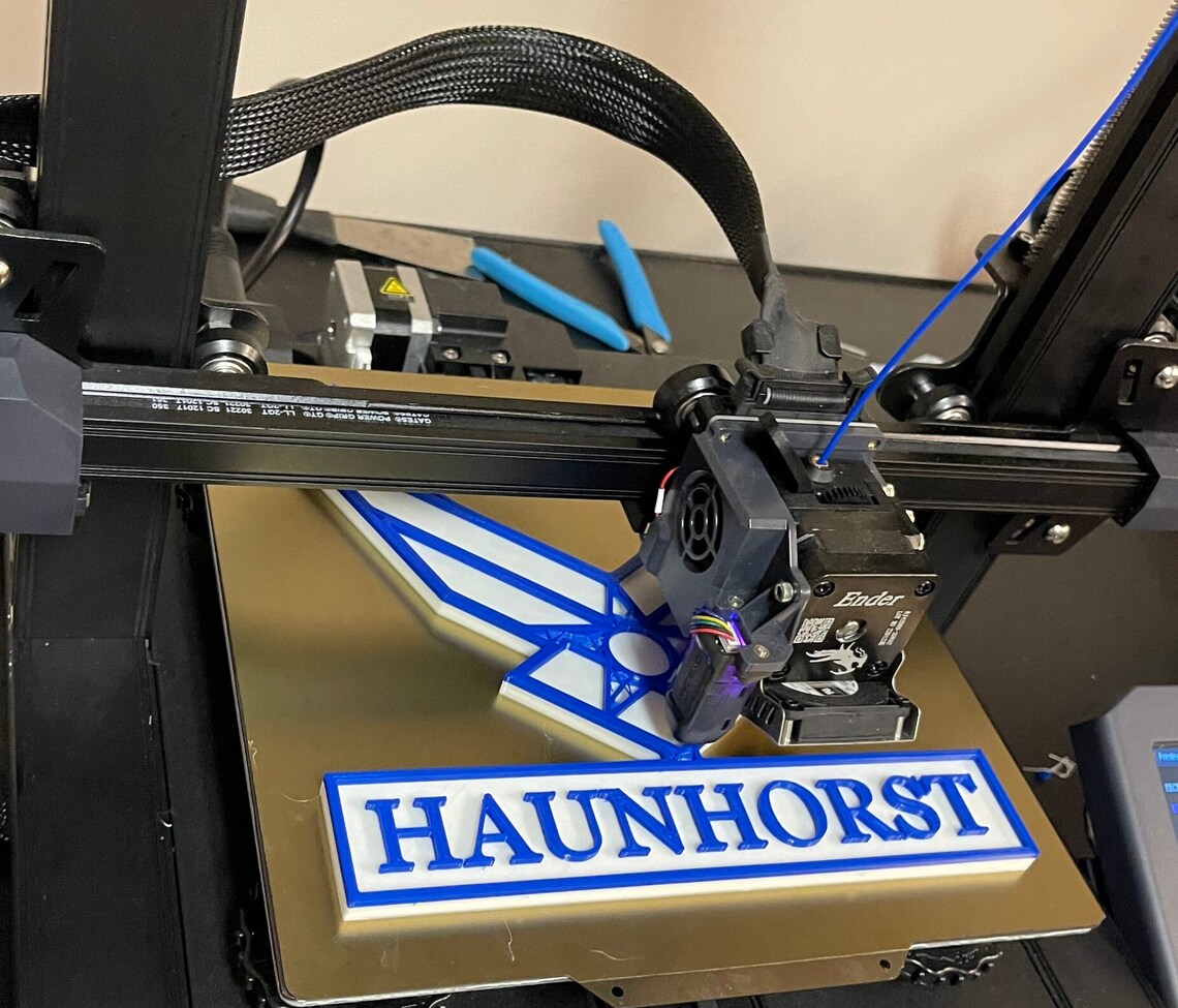 Air Force Name Plate- Air Force Emblem Standing Name Plate- Custom Last ...