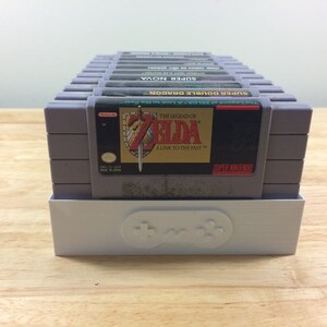Super Nintendo Game Tray- Holds 10 Games- 13 Colors Available - Etsy