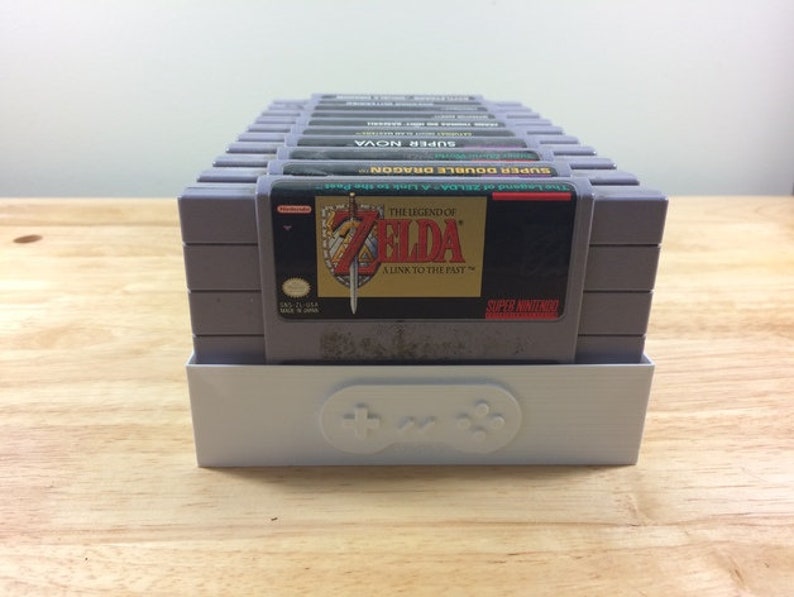 Super Nintendo Game Tray- Holds 10 Games- 13 Colors Available - Etsy