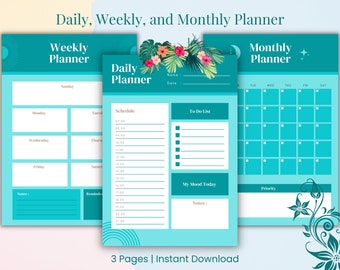 Kids Minimalist Chore Chart, Undated Digital Planner, Undated Planner ...