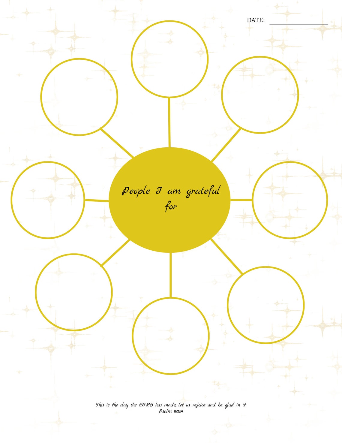 Printable Gratitude Worksheets With Affirmations for Individuals and ...