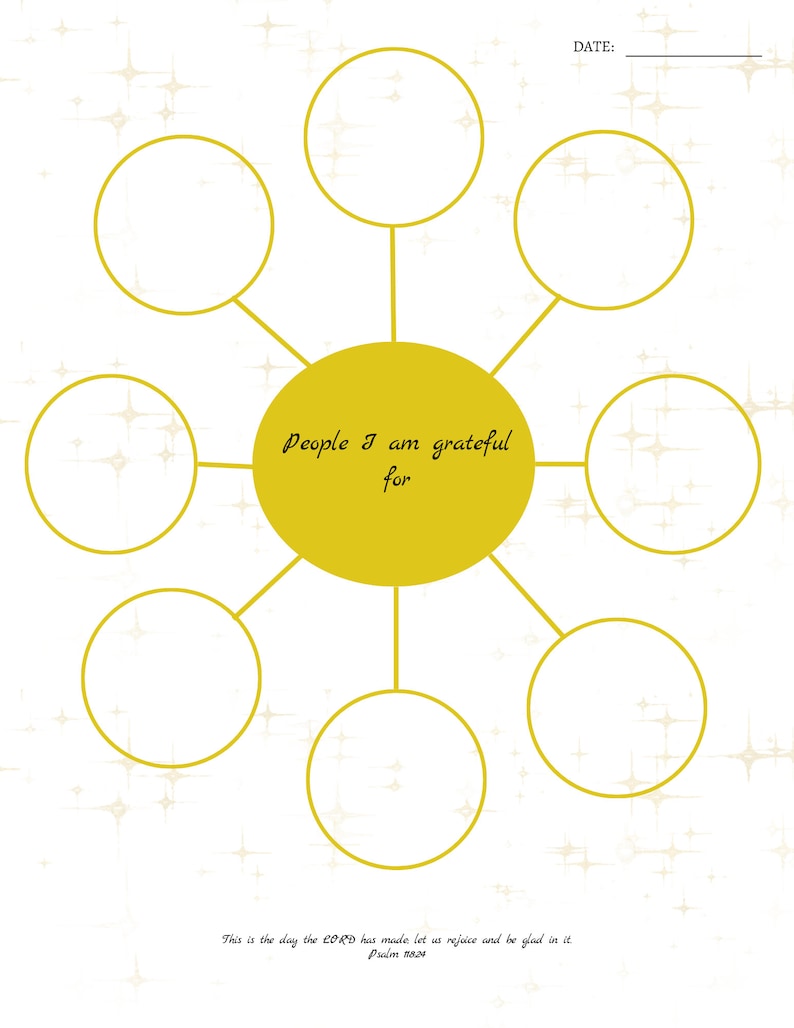 Printable Gratitude Worksheets With Affirmations for Individuals and ...